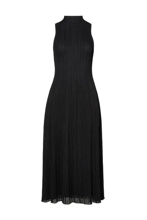 MALINA Nessa Halterneck Knitted Midi Dress