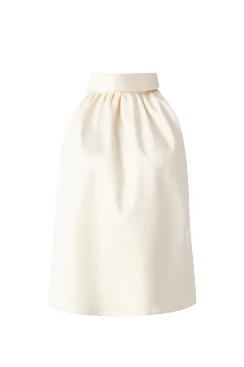 MALINA Minea Satin Halterneck Top