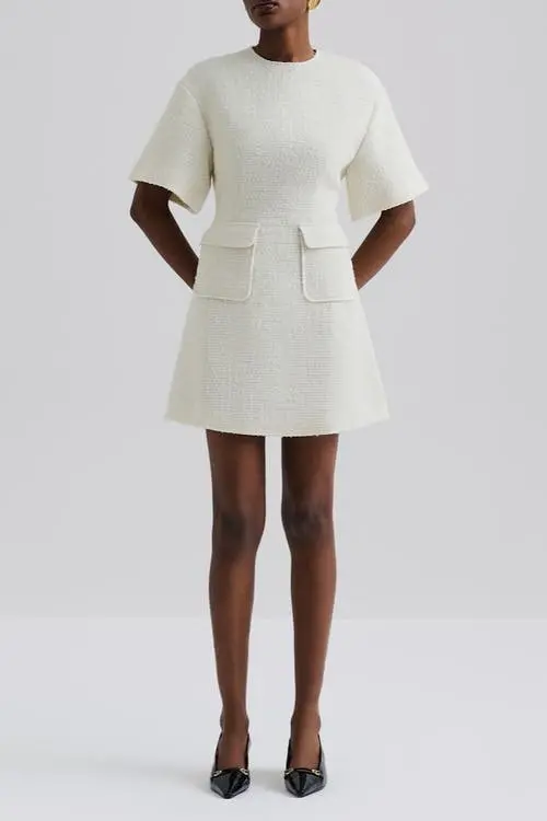 MALINA Rayna Boucle Mini Dress