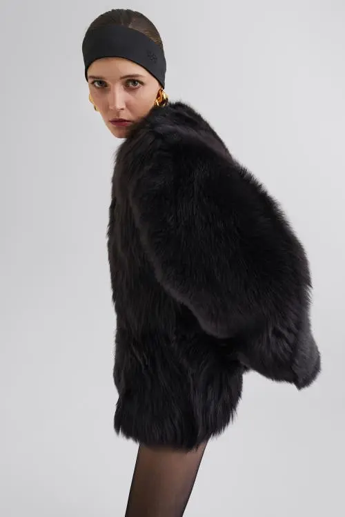MALINA Jana Shearling Long Sleeve Jacket