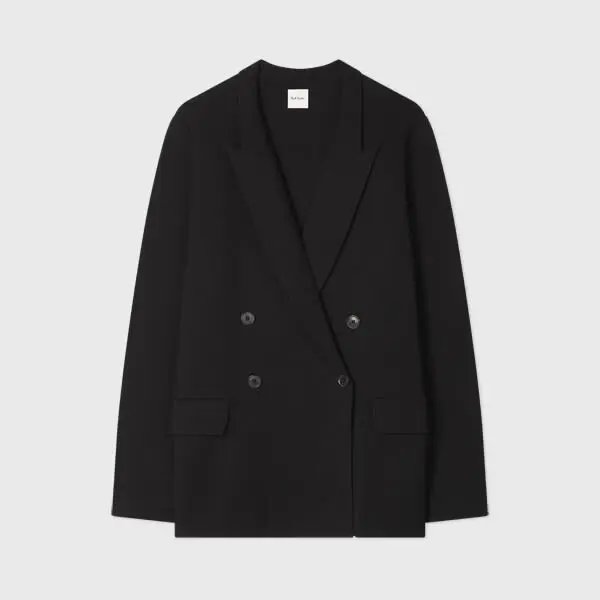 Paul Smith Milano Knit Double-breasted Blazer
