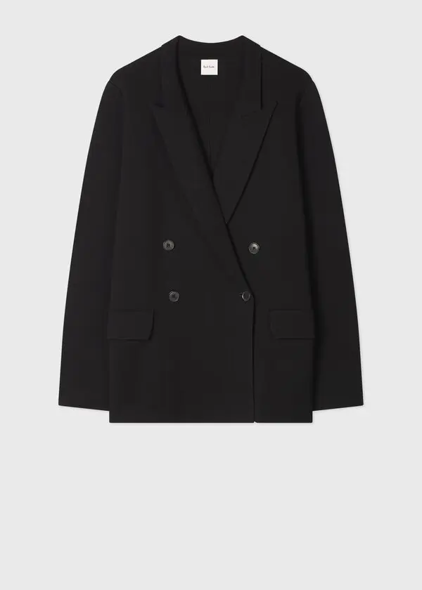 Paul Smith Milano Knit Double-breasted Blazer
