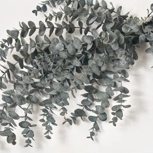 DARBY CREEK TRADING Midnight Eucalyptus Fall Halloween Mantel Swag