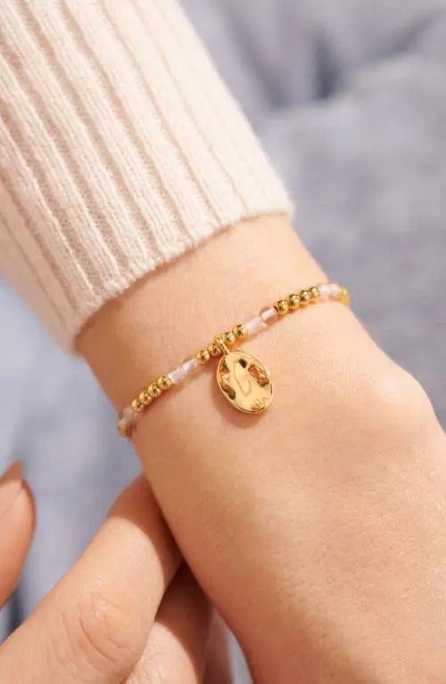 A LITTLES & CO Birthstone A Little Bracelet - April