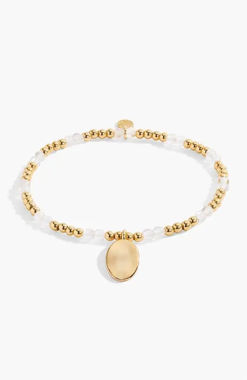A LITTLES & CO Birthstone A Little Bracelet - April