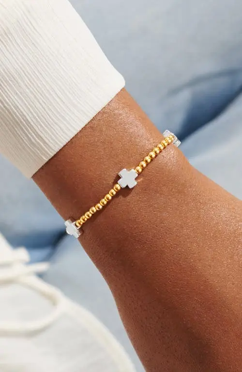 A LITTLES & CO Faith A Little 'faith, Hope, Courage' Charm Bracelet