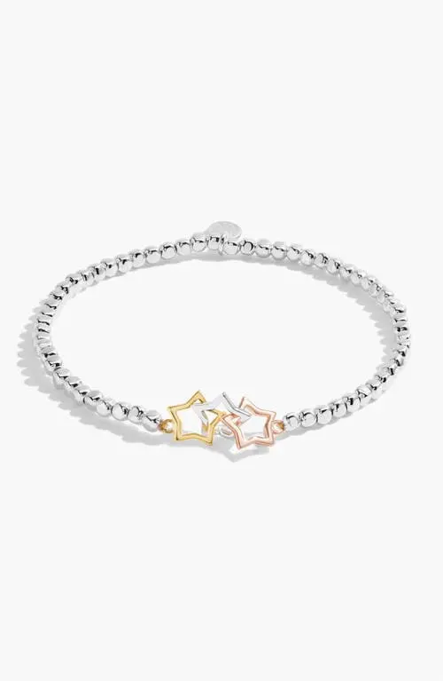 A LITTLES & CO Trio Charm Bracelet - Metallic Silver