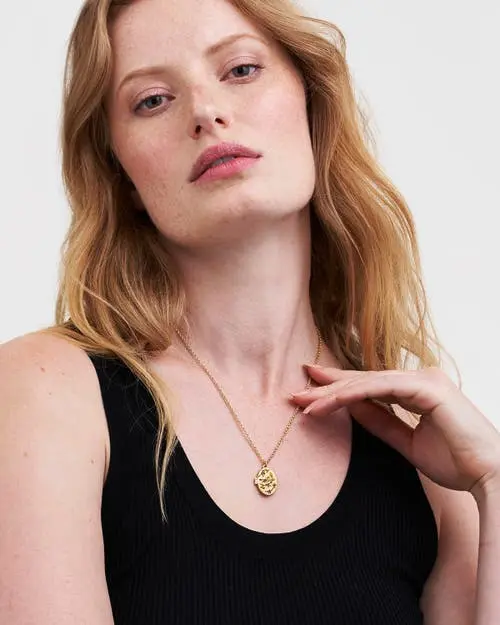 FABLE ENGLAND Robin & Blackberry Locket Chain Necklace