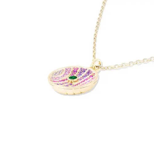 CAMPBELL + CHARLOTTE Revel Large Dimensional Pendant Necklace