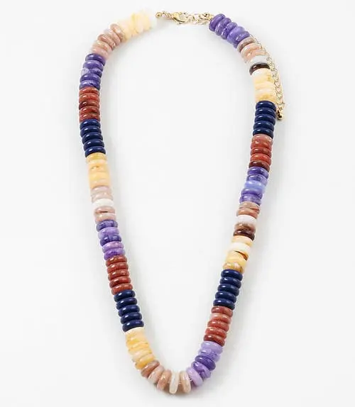 ERIN MCDERMOTT JEWELRY Desert Skies Resin Beaded Necklace - Multi