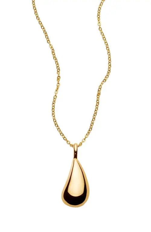 MADE BY MARY Gloss Pendant Necklace - Gold Vermeil