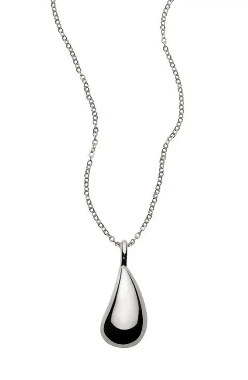 MADE BY MARY Gloss Pendant Necklace - Silver