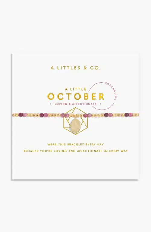 A LITTLES & CO Birthstone A Little Bracelet - October