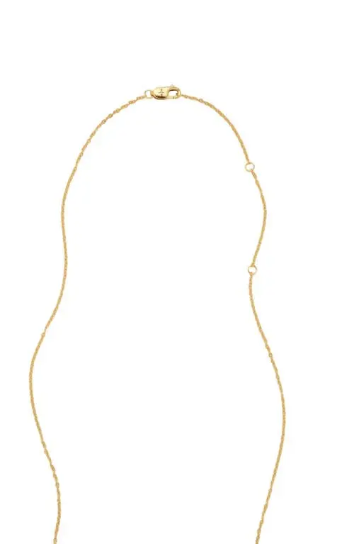 MADE BY MARY Fur Baby Disc Chain Necklace - Silver