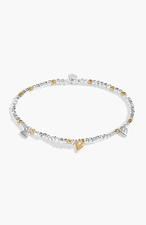 A LITTLES & CO Sparkle Confetti Bracelet - Metallic Silver