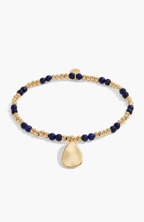 A LITTLES & CO Birthstone Gold-tone Plated Bracelet - September