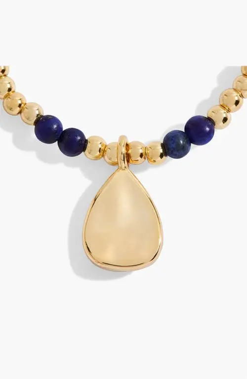 A LITTLES & CO Birthstone Gold-tone Plated Bracelet - September