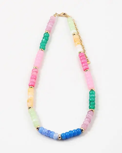ERIN MCDERMOTT JEWELRY Beaded Resin Necklace - Multi