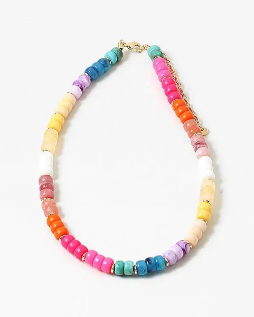 ERIN MCDERMOTT JEWELRY Resin Beaded Necklace