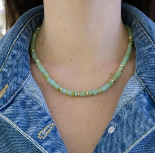 ERIN MCDERMOTT JEWELRY Resin Beaded Necklace