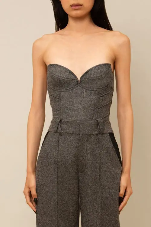 CONTESSA MILLS Aconitum Structured Corset - Grey
