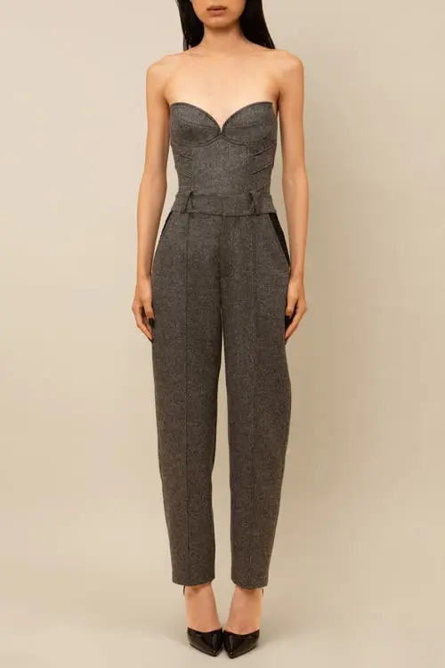 CONTESSA MILLS Aconitum Structured Corset - Grey