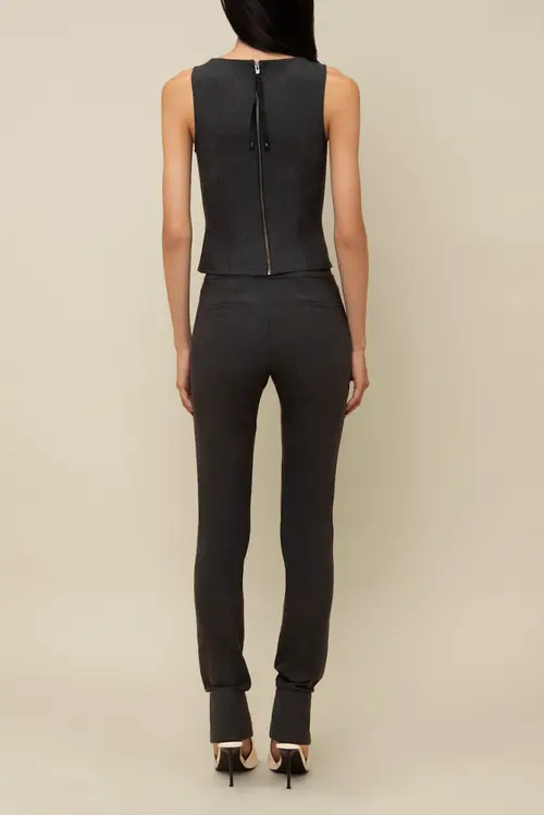 CONTESSA MILLS Cora Slim-fitted Twill Trousers