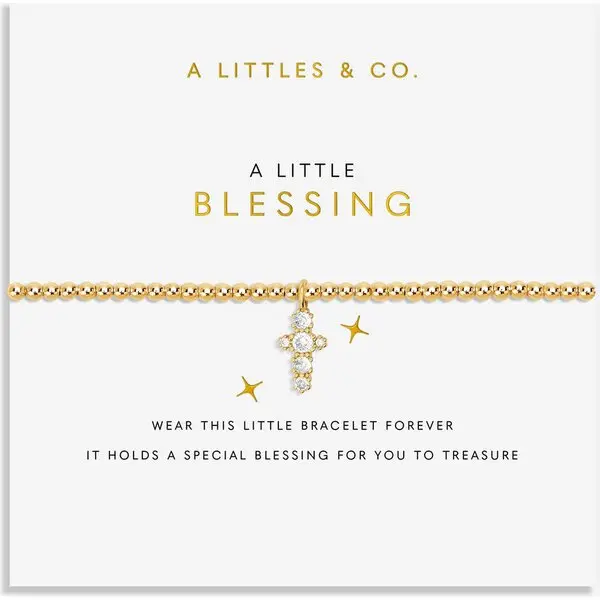 A LITTLES & CO Faith A Little Bracelet - Metallic Gold
