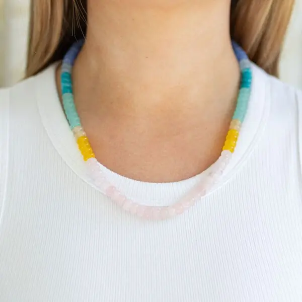 ERIN MCDERMOTT JEWELRY Gemstone Necklace - Multi