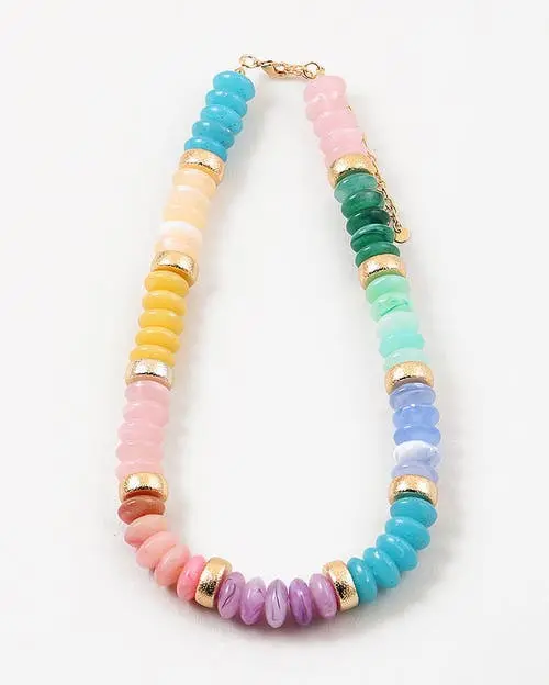 ERIN MCDERMOTT JEWELRY Afternoons On The Lake Resin Necklace - Multi