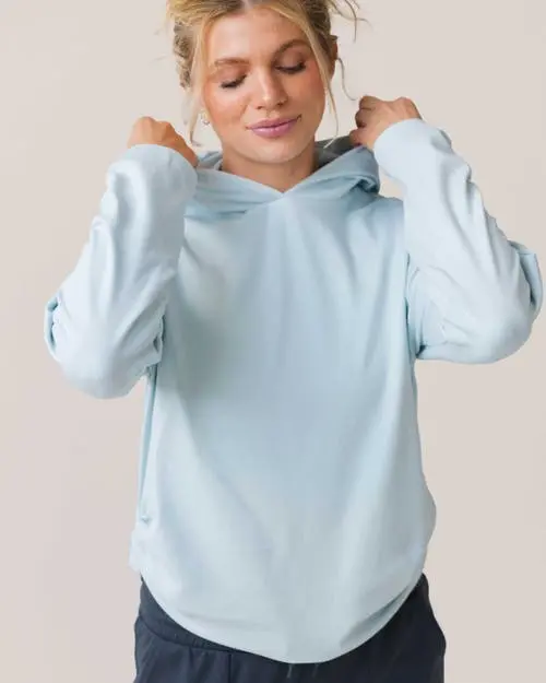 NANI Relaxed Fit Travel Hoodie - Sky