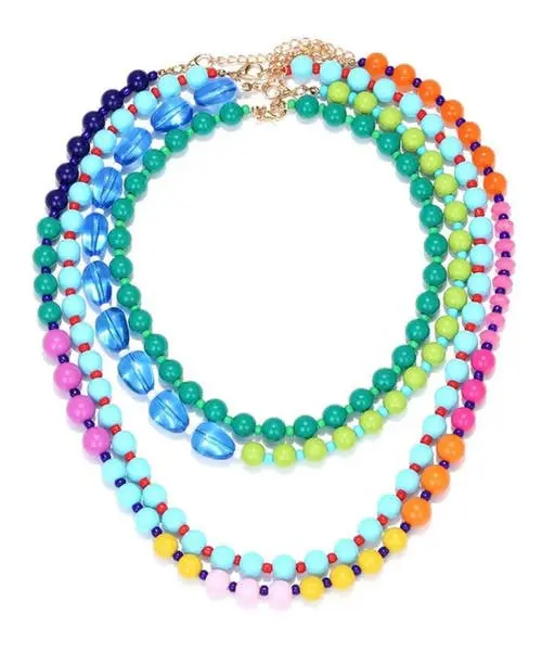 ERIN MCDERMOTT JEWELRY Stone Beaded Necklace - Blue-green