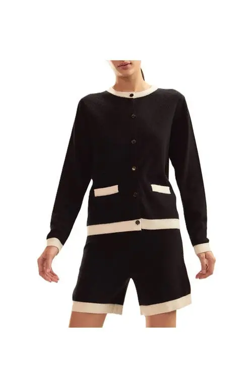 Cynthia Rowley Wool Cashmere Two Tone Shorts