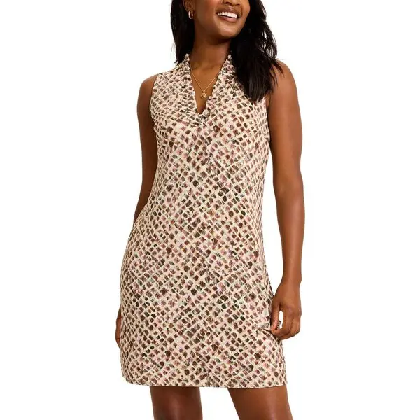 Tommy Bahama Carmela Gemstone Geo Sleeveless Mini Dress