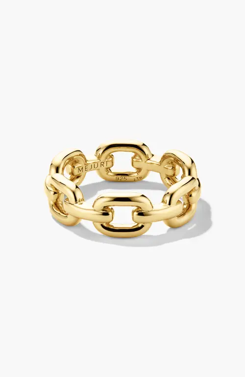 Mejuri Stevie Link Ring - 18k Gold Vermeil