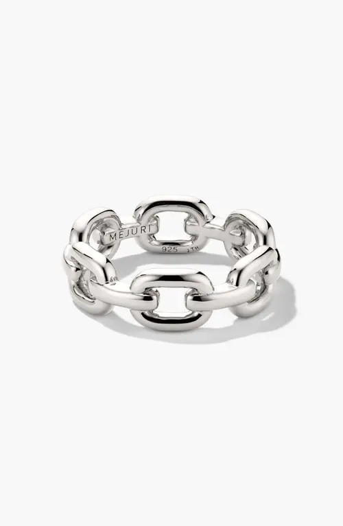 Mejuri Stevie Link Ring - Sterling Silver