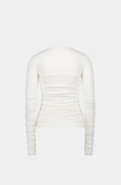 SAEMDI Fitted Bra Top With Boning Detail