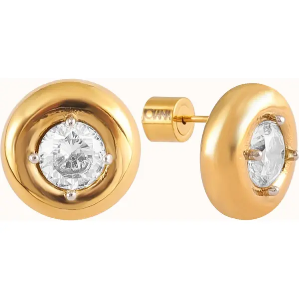 JOIANA JEWELRY Lila Stud Earrings - Gold/crystal