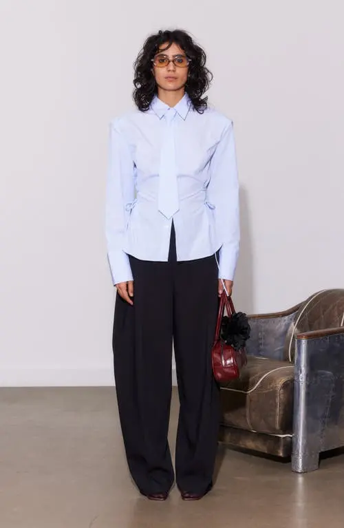 SAEMDI Faux Tie Shirt