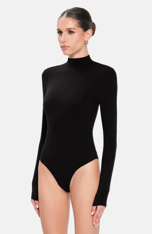 OW Lexi Turtleneck Bodysuit - Espresso