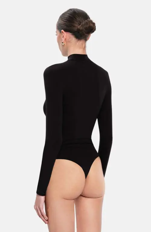 OW Lexi Turtleneck Bodysuit - Espresso