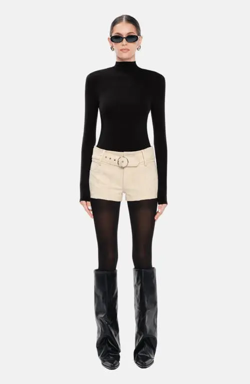 OW Lexi Turtleneck Bodysuit - Espresso