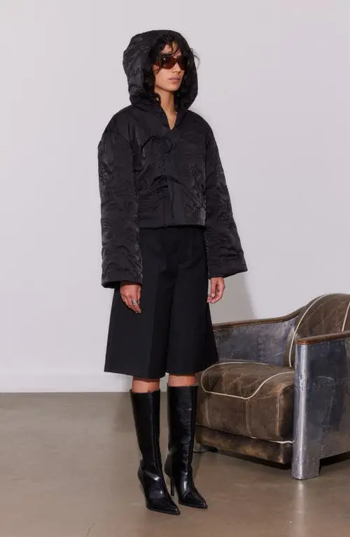 SAEMDI Embroidered Padded Jacket