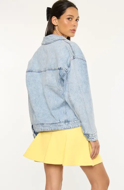 KANCAN Illanie Oversized Denim Trucker Jacket
