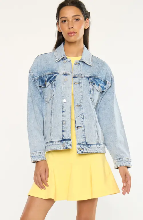 KANCAN Illanie Oversized Denim Trucker Jacket