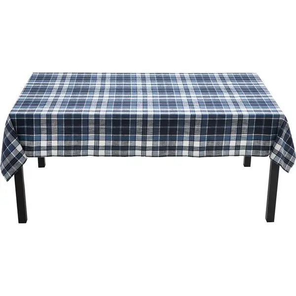 TAG Mirage Plaid Cotton Tablecloth Christmas Machine Washable