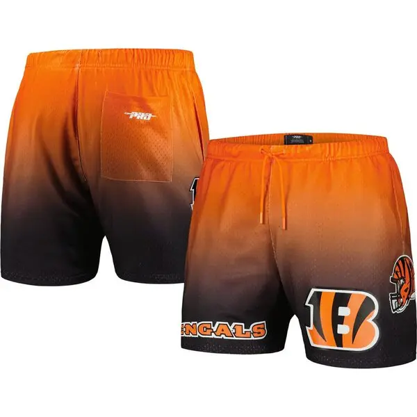 PRO STANDARD Orange Cincinnati Bengals Ombre Mesh Shorts