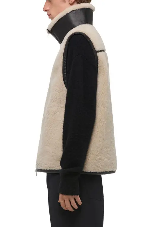 Helmut Lang Reversible Shearling Vest