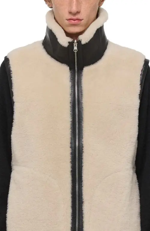 Helmut Lang Reversible Shearling Vest