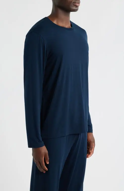 Daniel Buchler Long Sleeve Modal & Silk Pajama Top